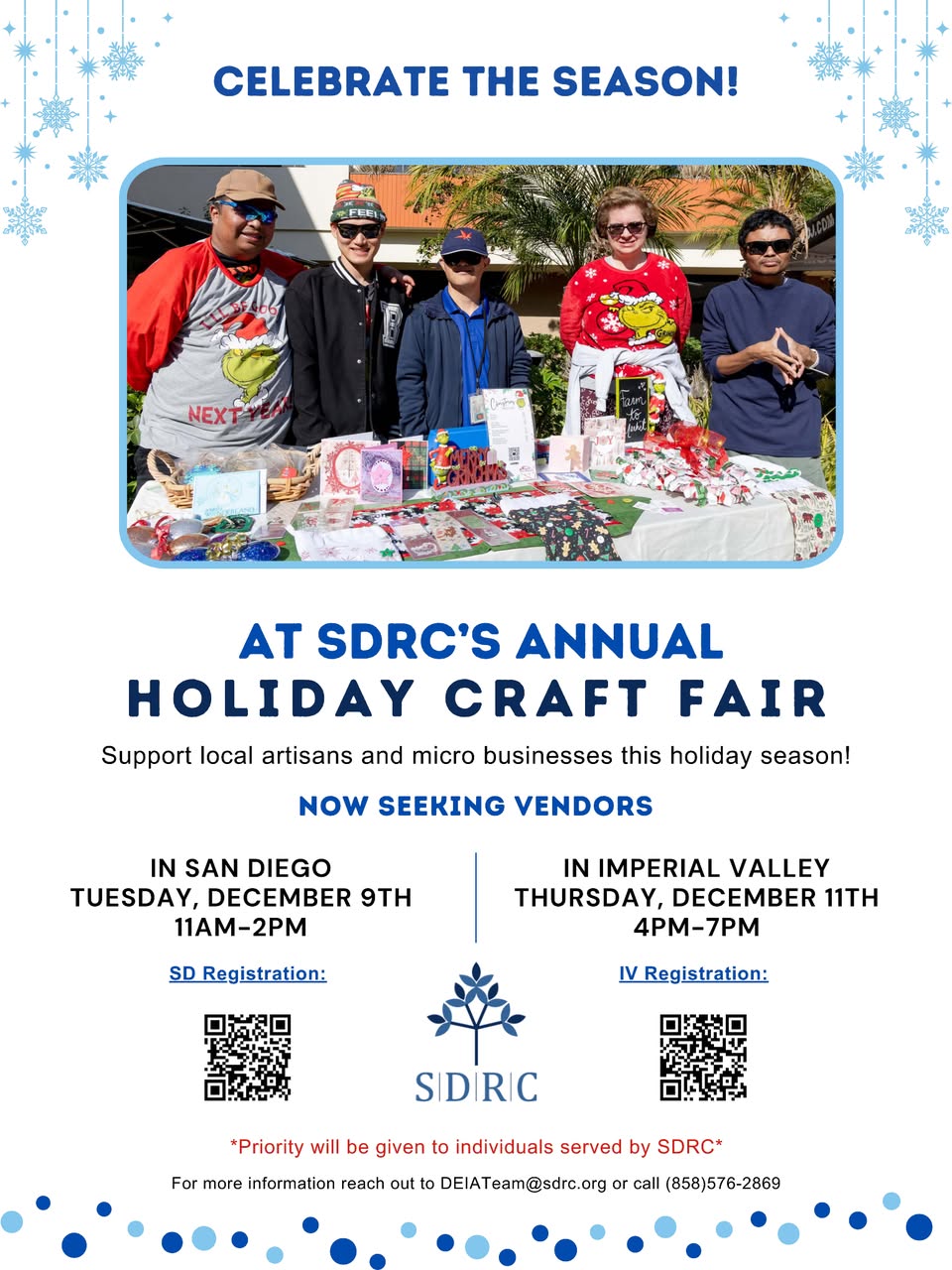 San Diego Regional Center Holiday Craft Fair | Special Needs Resource ...