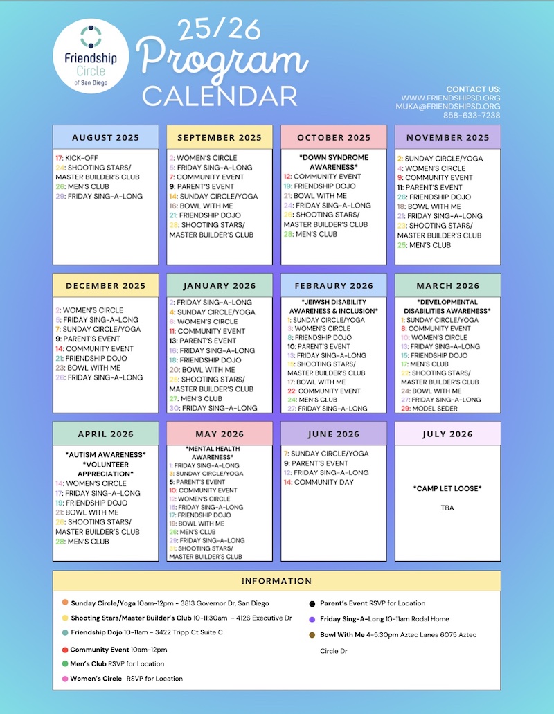 Play My Way with Friendship Circle | Special Needs Resource Foundation of San Diego